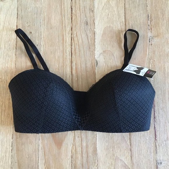 Maidenform | Intimates & Sleepwear | Maidenform Black Wireless T Shirt ...